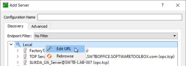 O’ Server, Where Art Thou? SLIK-DA/UA and OPC UA Discovery Servers